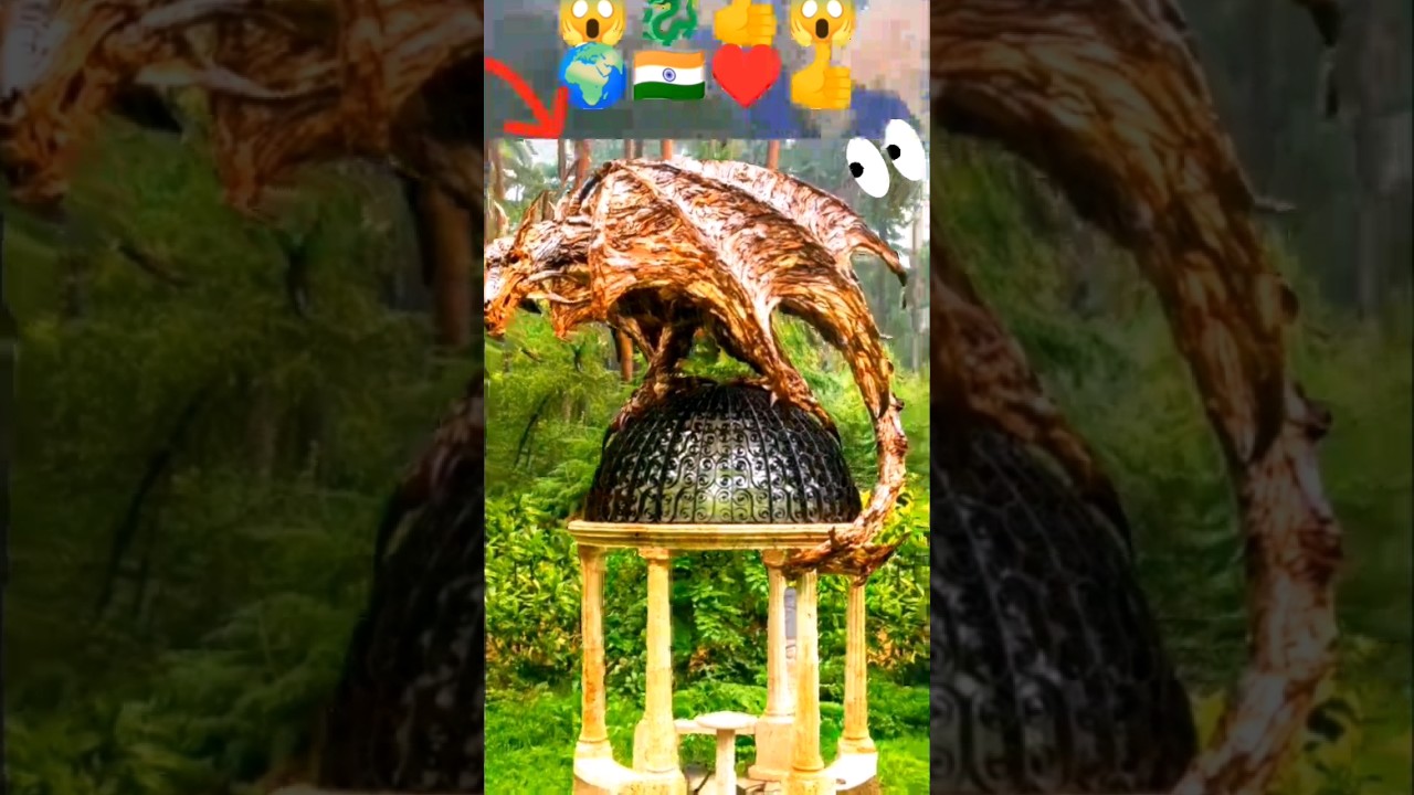 I found giant dragon on google map and google earth #googlemap # ...