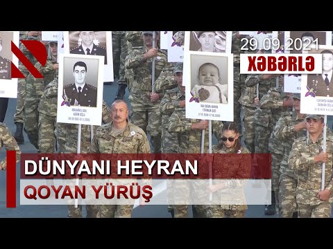 Dünyanı heyran qoyan yürüş - Anım günü ilə bağlı keçirilən yürüşdə şəhidlərimiz yad edilib