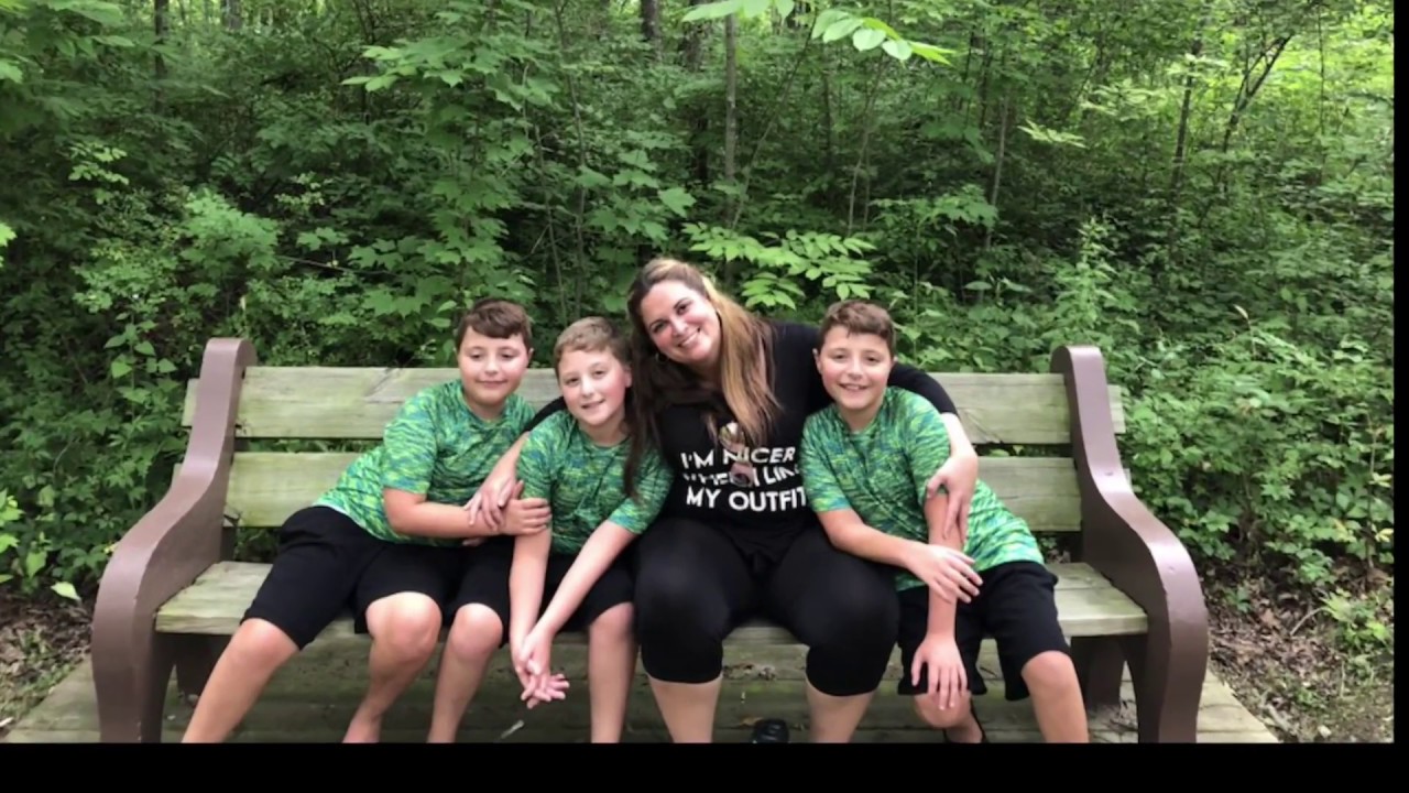Triplets hike at Stillwater Prairie - YouTube
