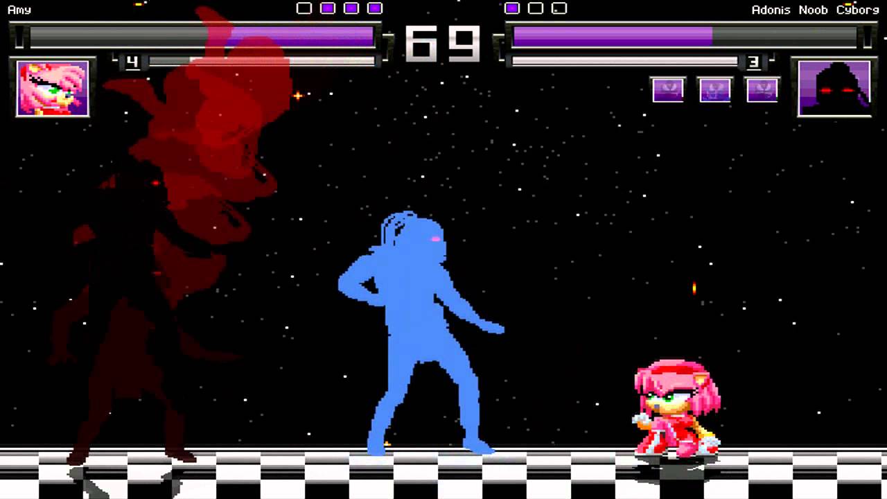 SS MUGEN All-Stars #152 - Amy Rose(me) vs. Leviathan, LK-52, Ksylatron ...