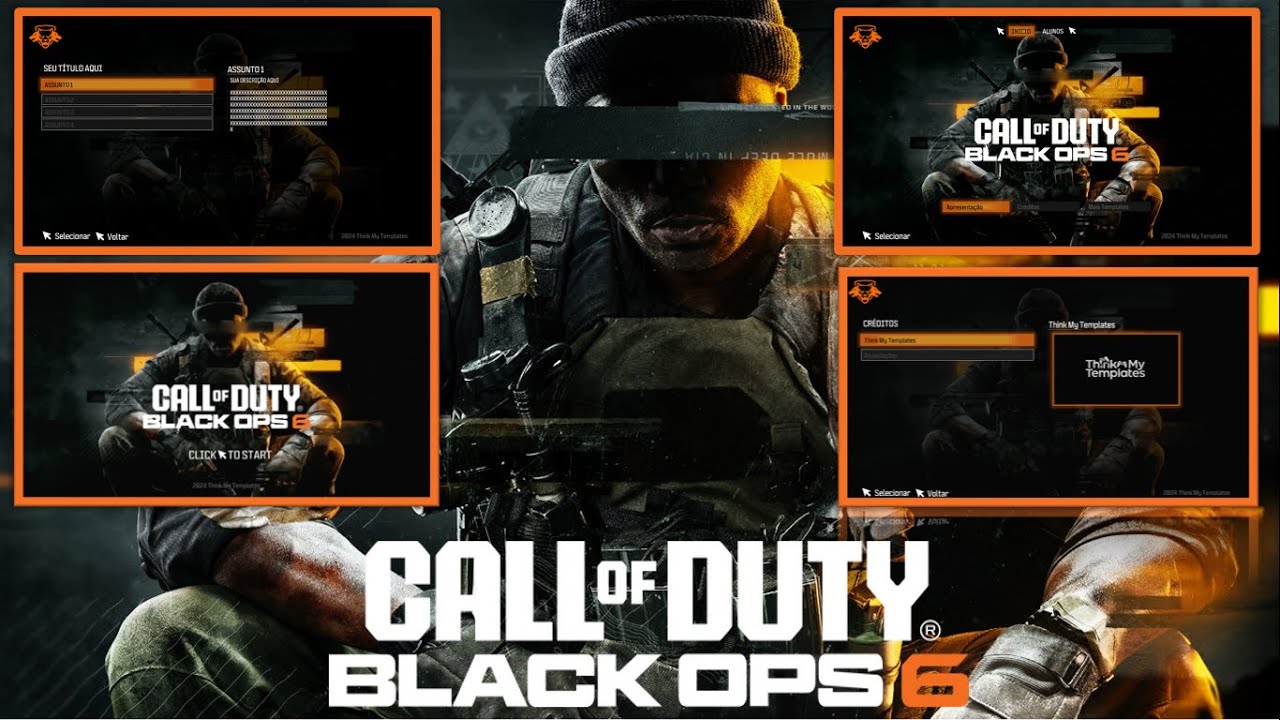 CALL OF DUTY: BLACK OPS 6 - Template PowerPoint - YouTube