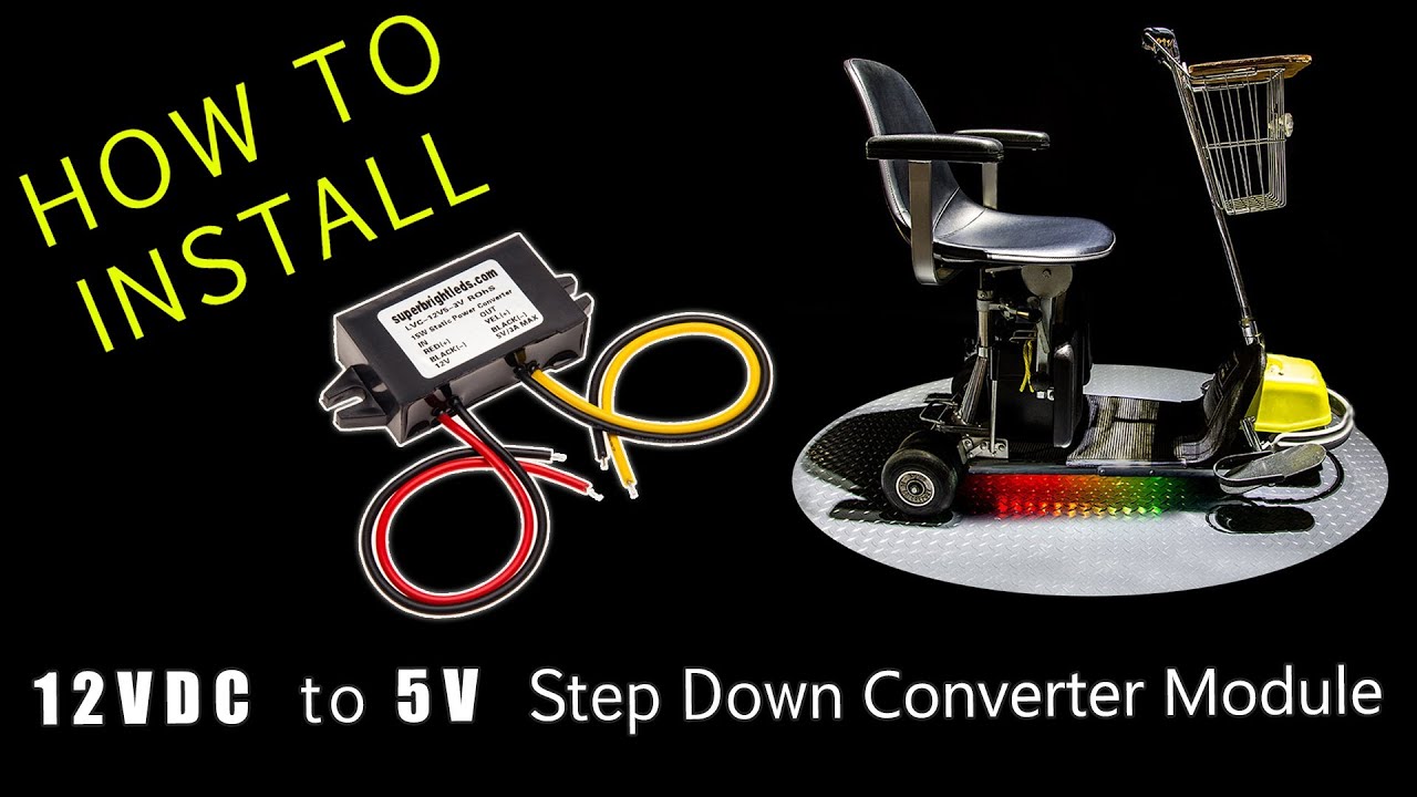 12VDC to 5VDC Step Down Converter Module - YouTube