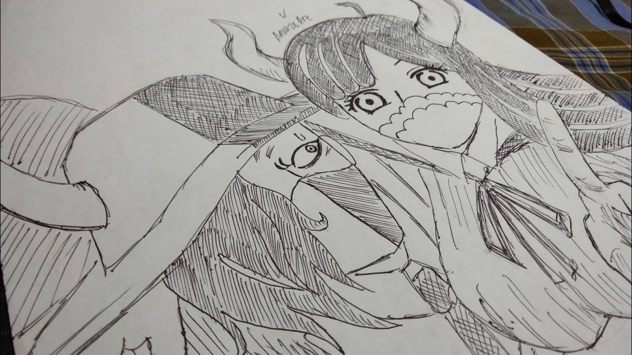 DRAWING TOBI ROPPO "PAGE ONE × URUTI" ONE PIECE - YouTube