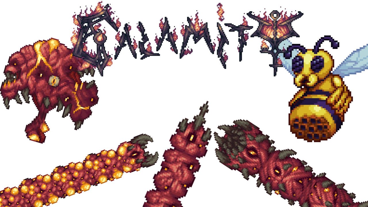 Worms and Bees | Calamity mod.EXE 4 - YouTube