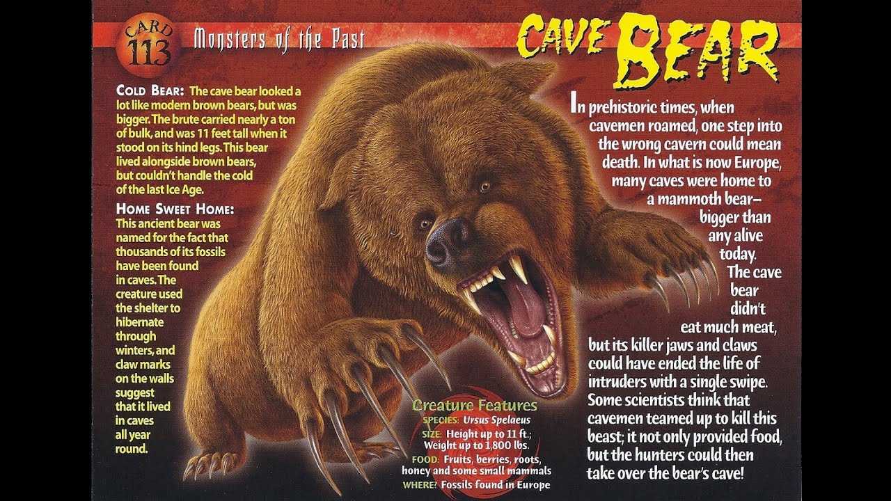All Monsters of The Past Trading Cards Series Prehistoric Animals - Pt ...