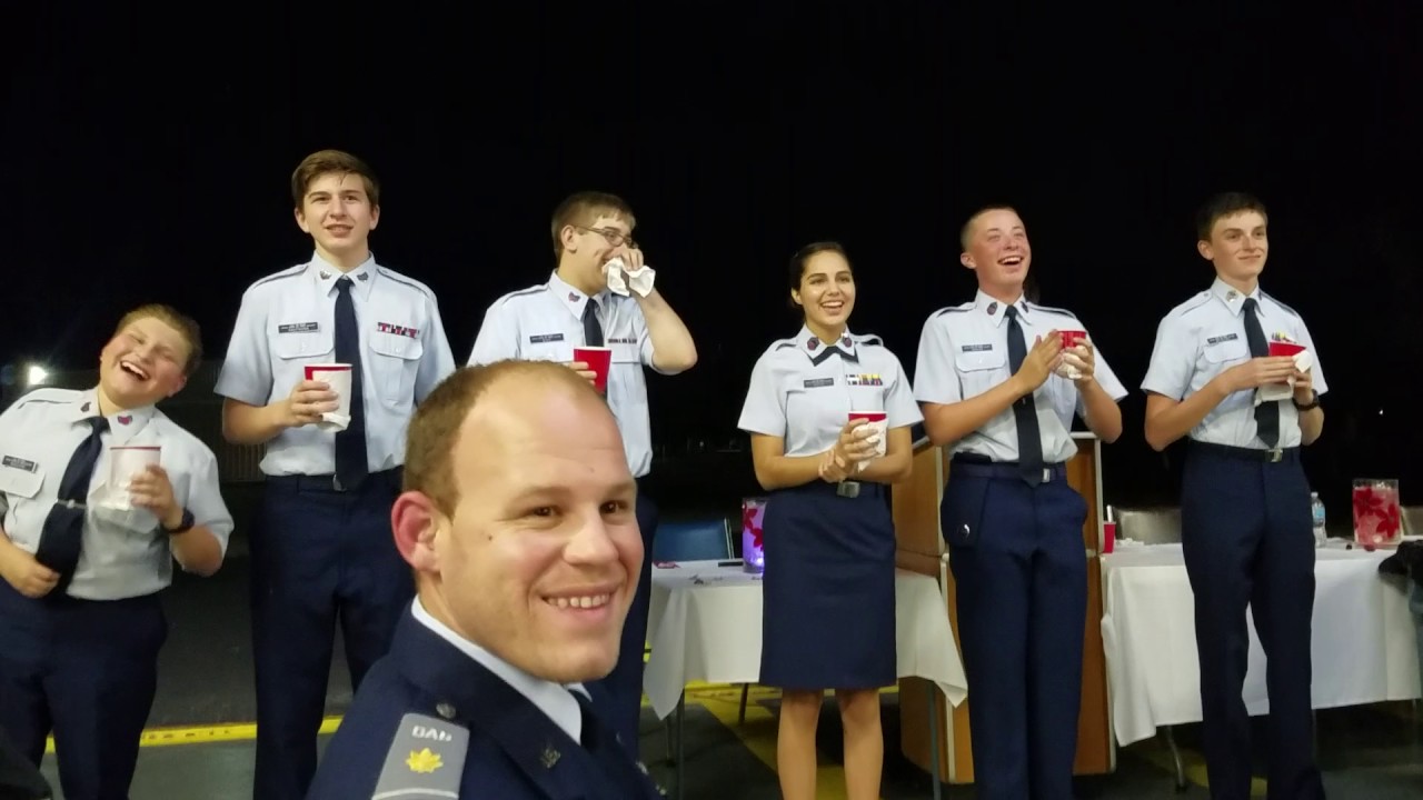 Military Grog ceremony at Naples Civil Air Patrol squadron 2017 - YouTube