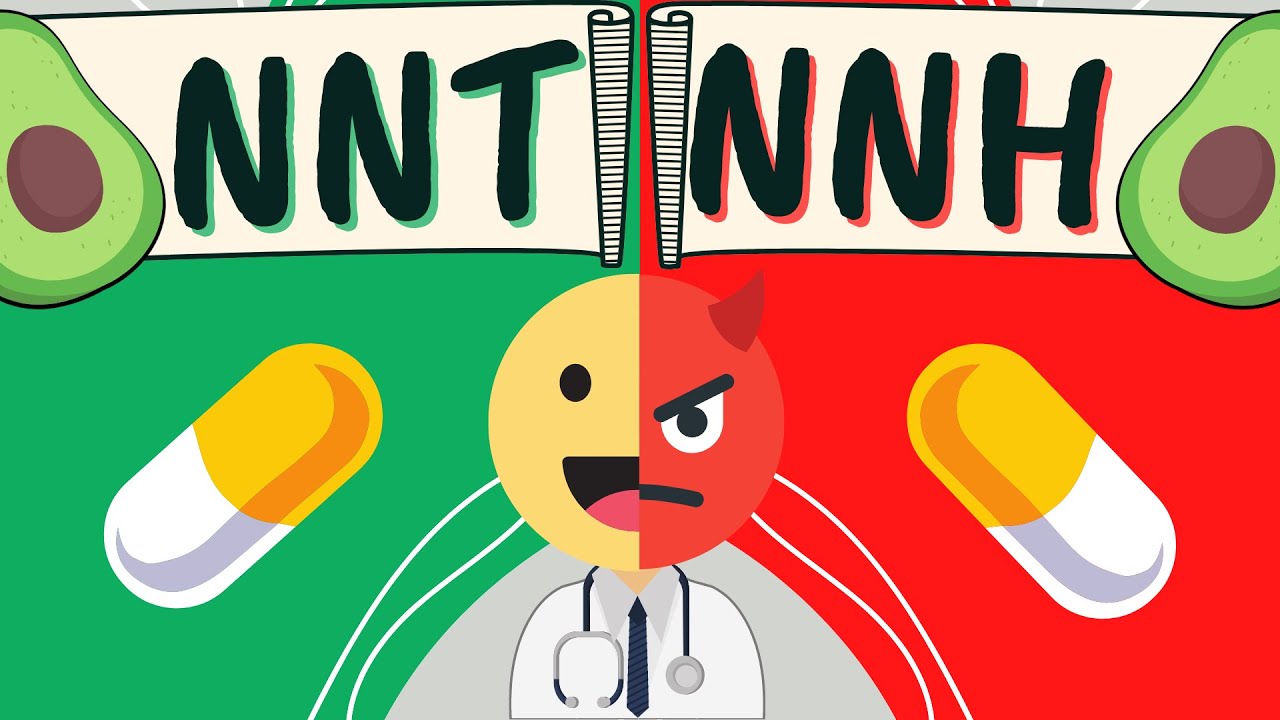 ¿Cómo calcular el Número Necesario a Tratar? (🤩 NNT y 🤕 NNH) - YouTube