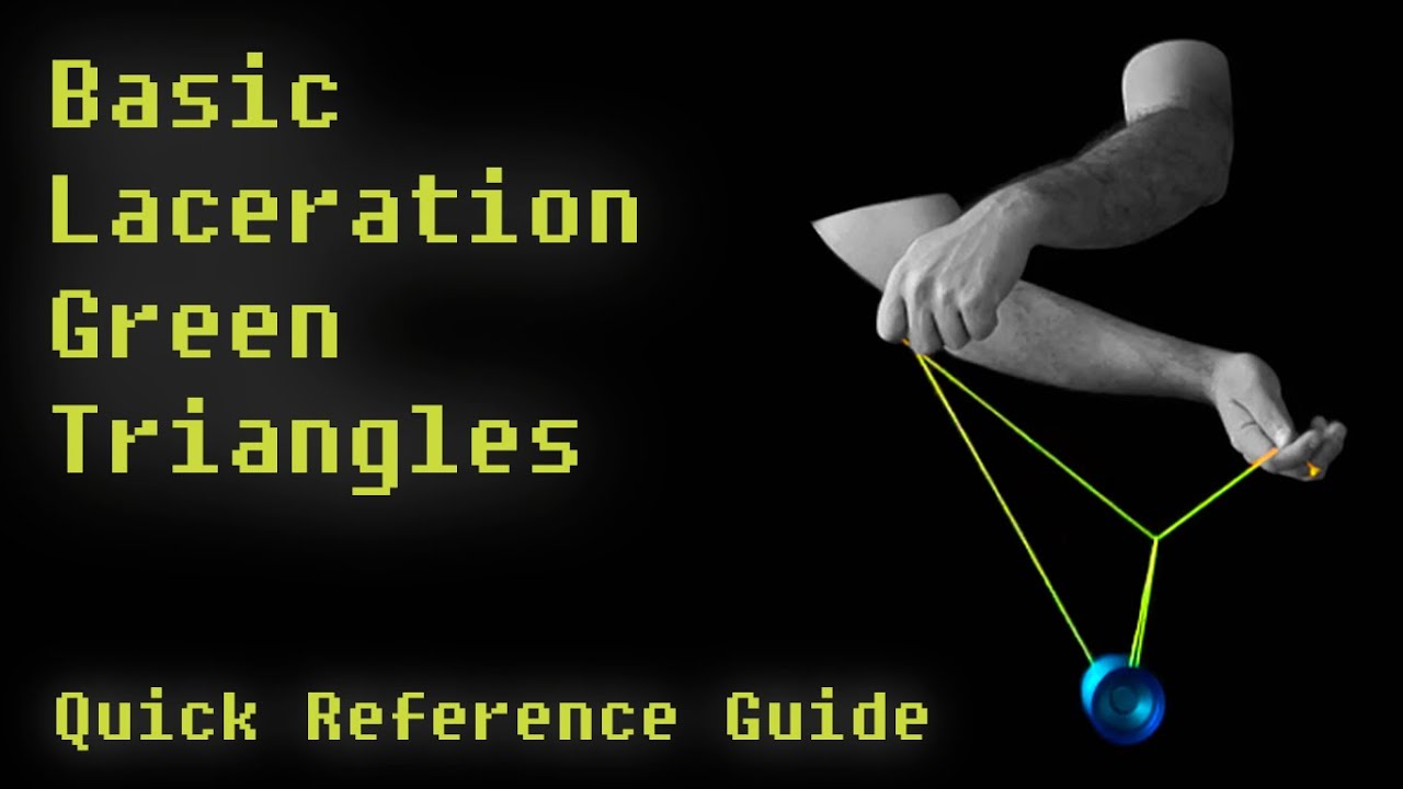 Basic Laceration Green Triangles Quick Reference Guide - 44Tutorials ...