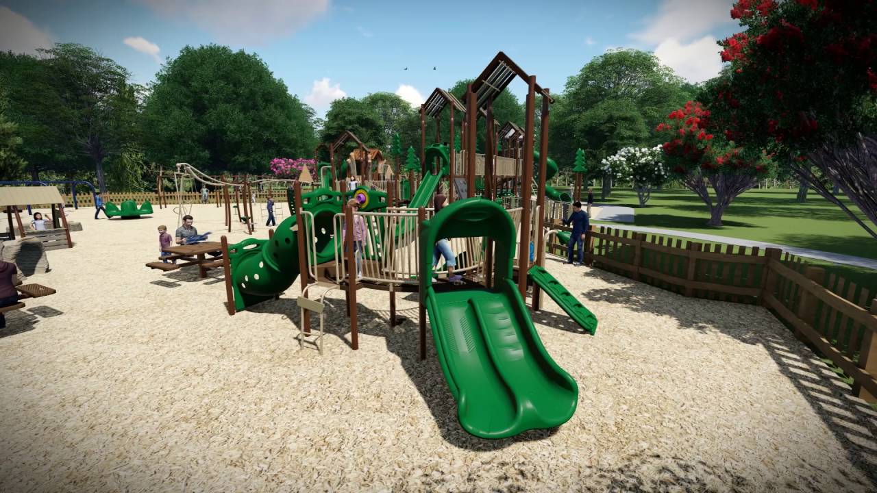 Timber Town 2.0 - playground design reveal - YouTube