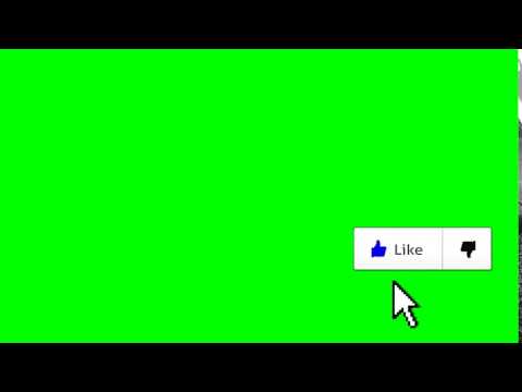 Youtube Animasyonlu Like Butonu (Green Screen)