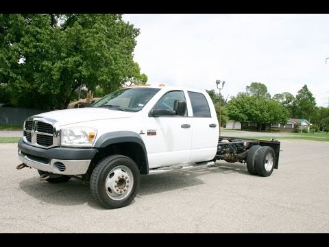 4454AMG 2008 dodge Ram 4500 diesel dually - YouTube