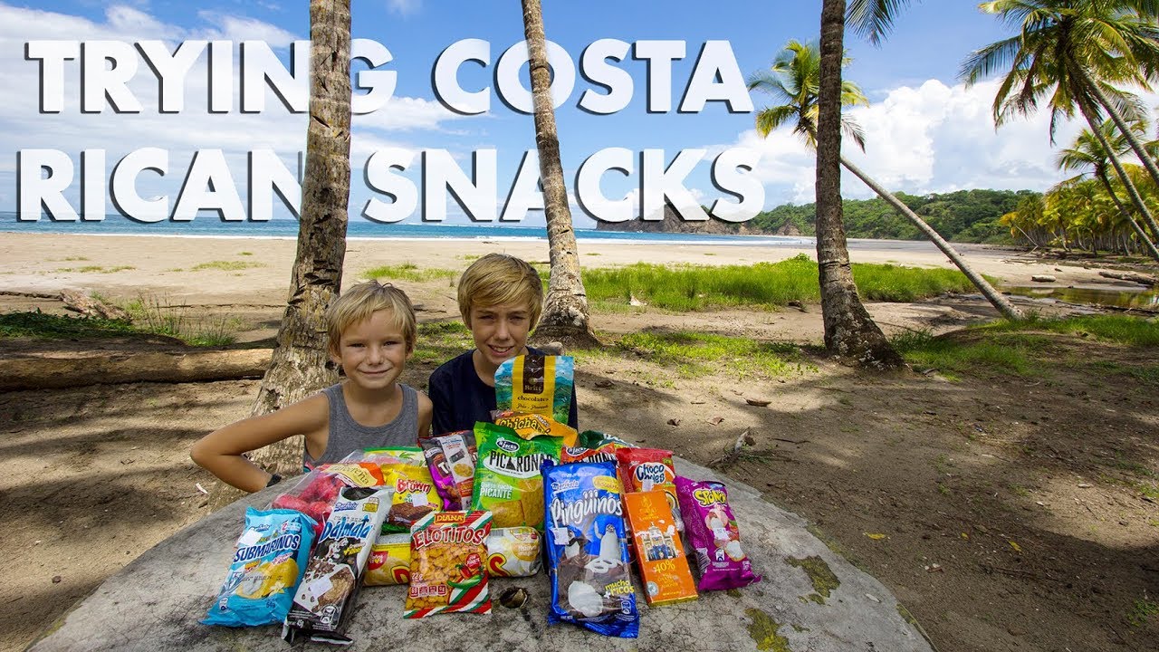 Canadians Trying Costa Rican Snacks 🇨🇷 🍪 - YouTube