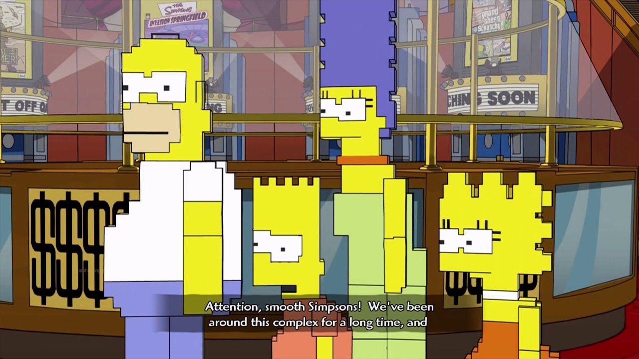 Modern Simpsons Meet 8-Bit Simpsons (Retro Simpsons) - The Simpsons ...