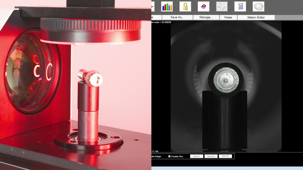 VisionLab Gauging and Inspection System: Aerospace Bolt - YouTube