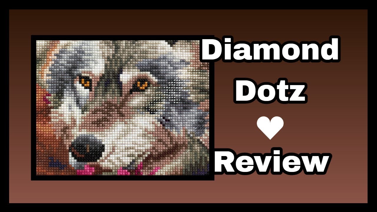 Diamond Dotz Square Review - Autumn Wolf - YouTube