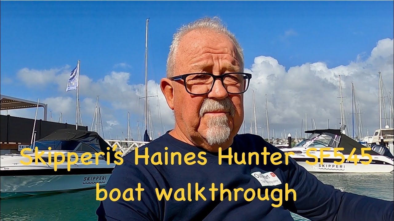 #104 Boat walkthrough - Skipperi’s Haines Hunter SF545. OutSmart - The ...