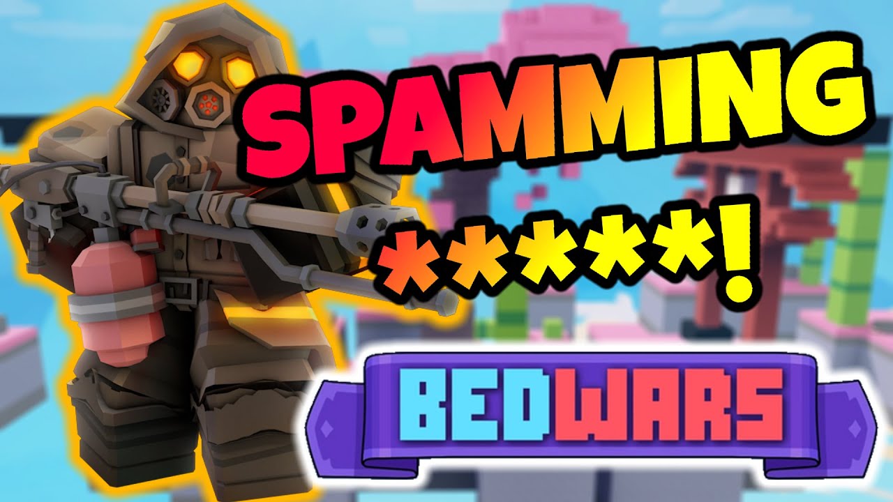 kid gets mad cause i spam him with pyro kit... (Roblox Bedwars) - YouTube