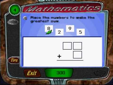 Cosmic Cookoff Mathematics HYPERSPIN SONY PSX PS1 PLAYSTATION NOT MINE ...