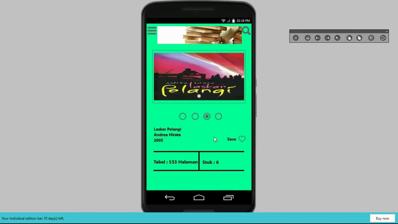 Membuat Aplikasi Android Mobile Data Buku dengan Mockplus - YouTube