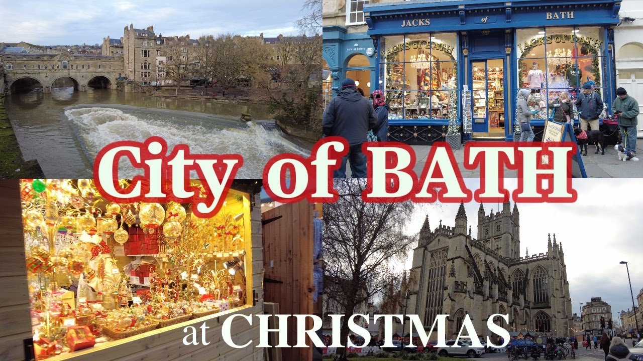 Exploring BATH Christmas Market / Magical Walking Tour of England's ...