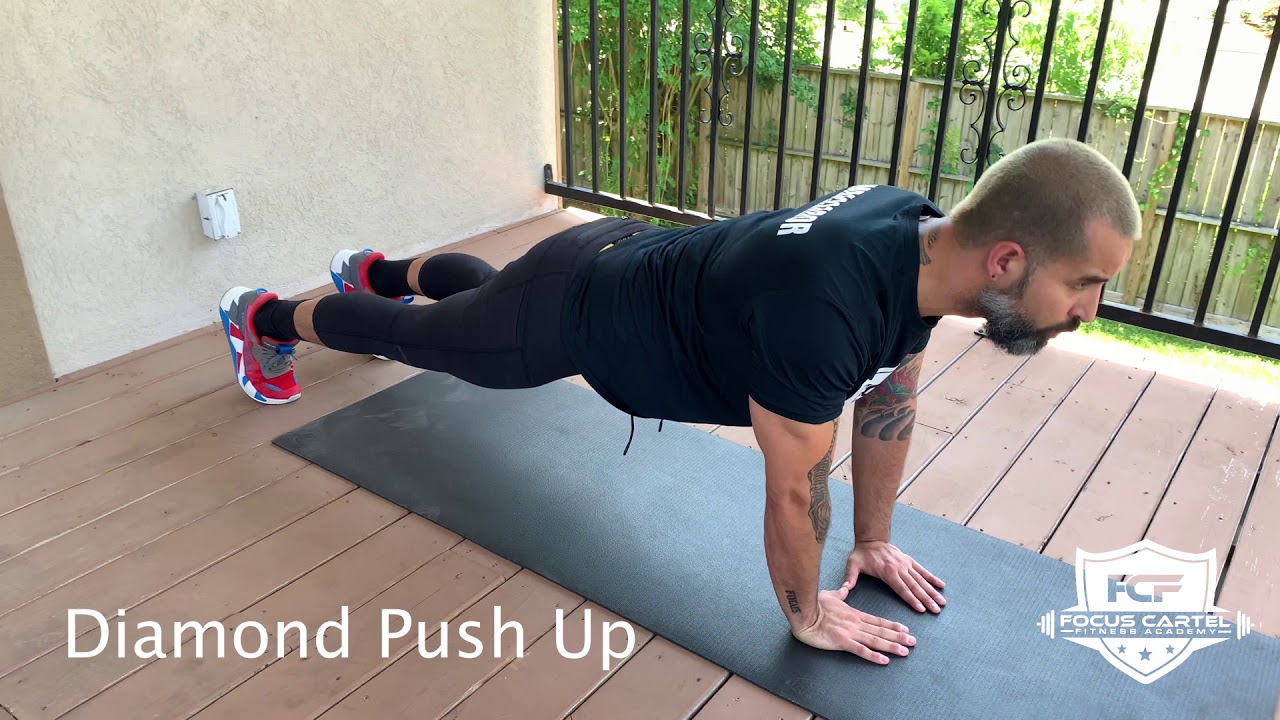 Diamond Push Up - YouTube