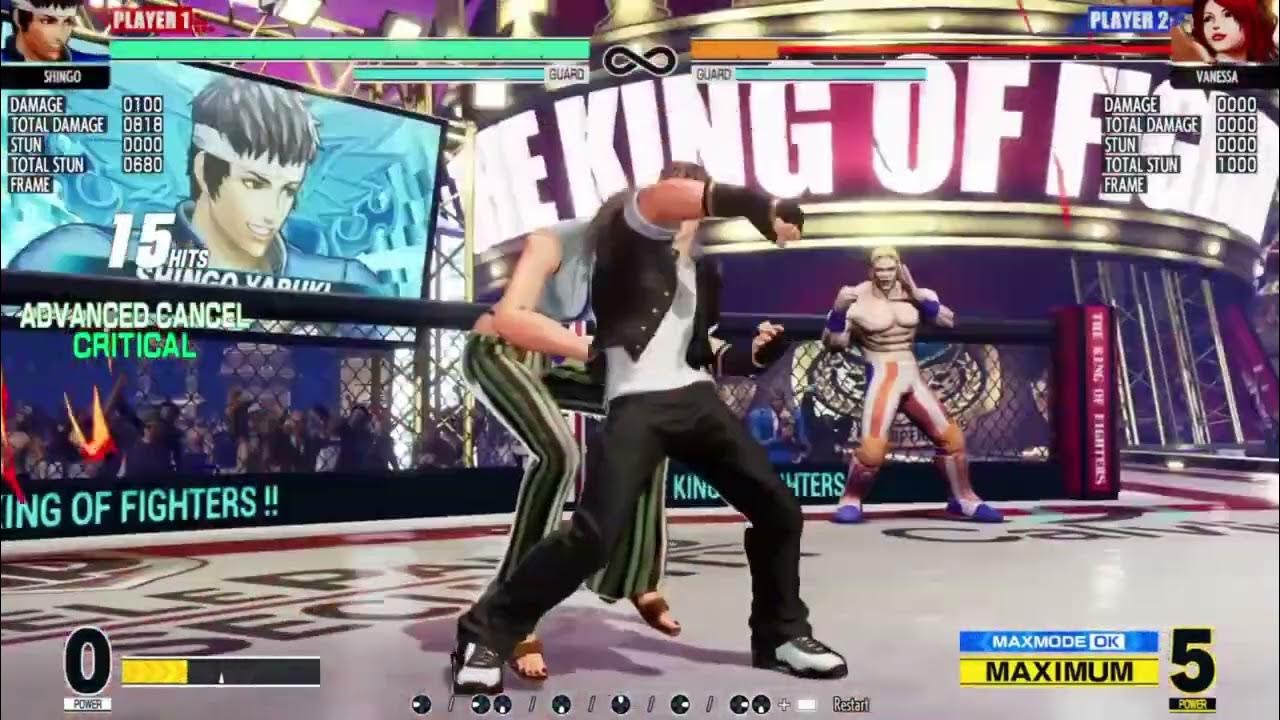 Kof XV - Shingo Combo 100% - YouTube