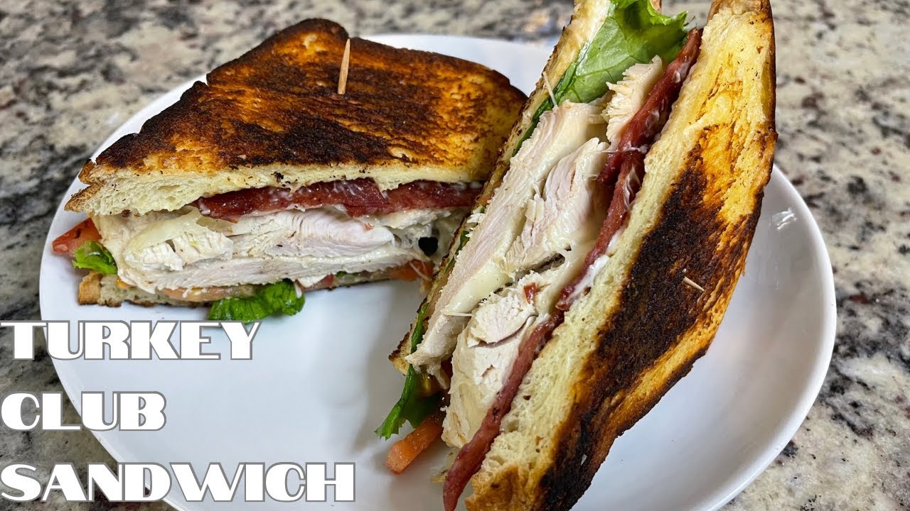 Turkey Club Sandwich | Thanksgiving Leftovers | Roasted Turkey ...