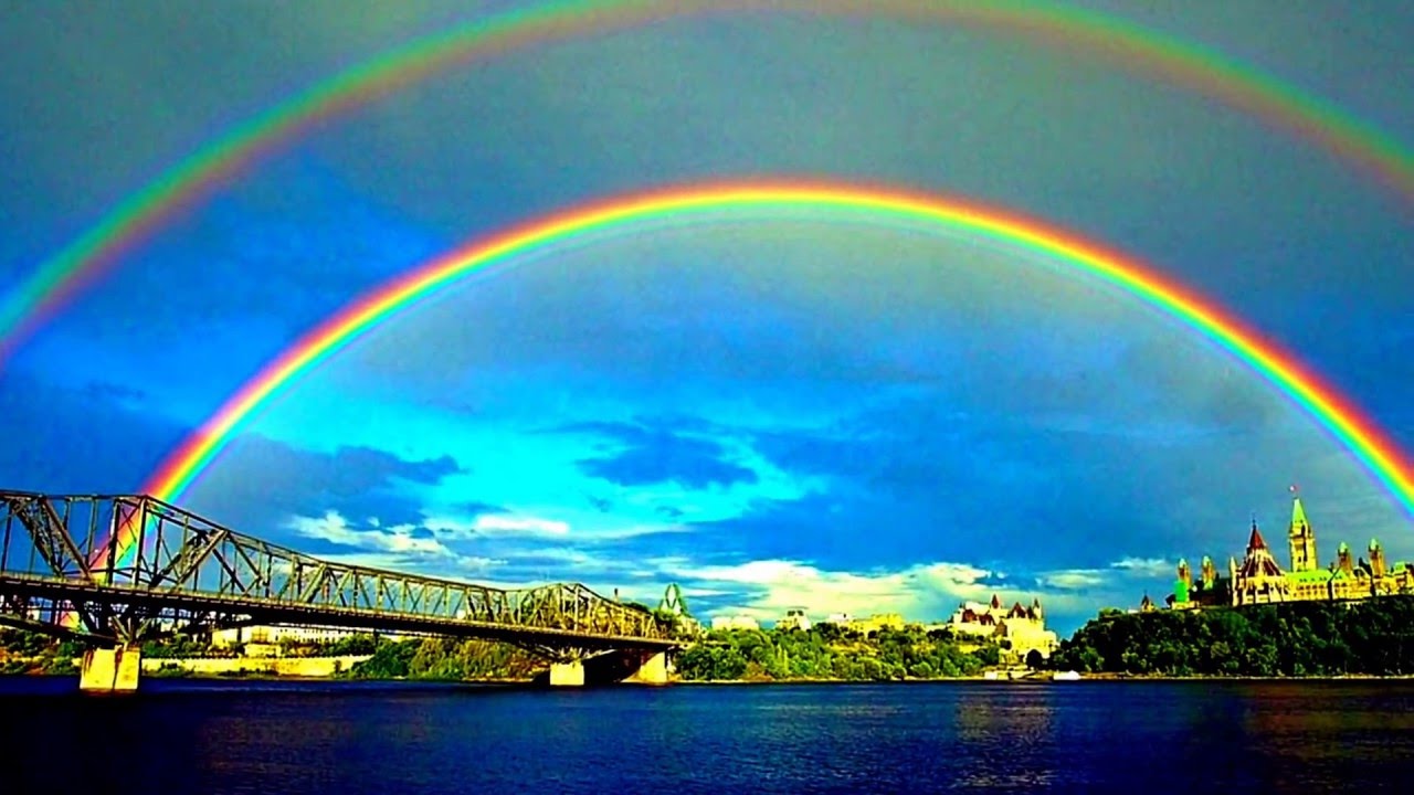 Praise God for the beautiful rainbows - YouTube