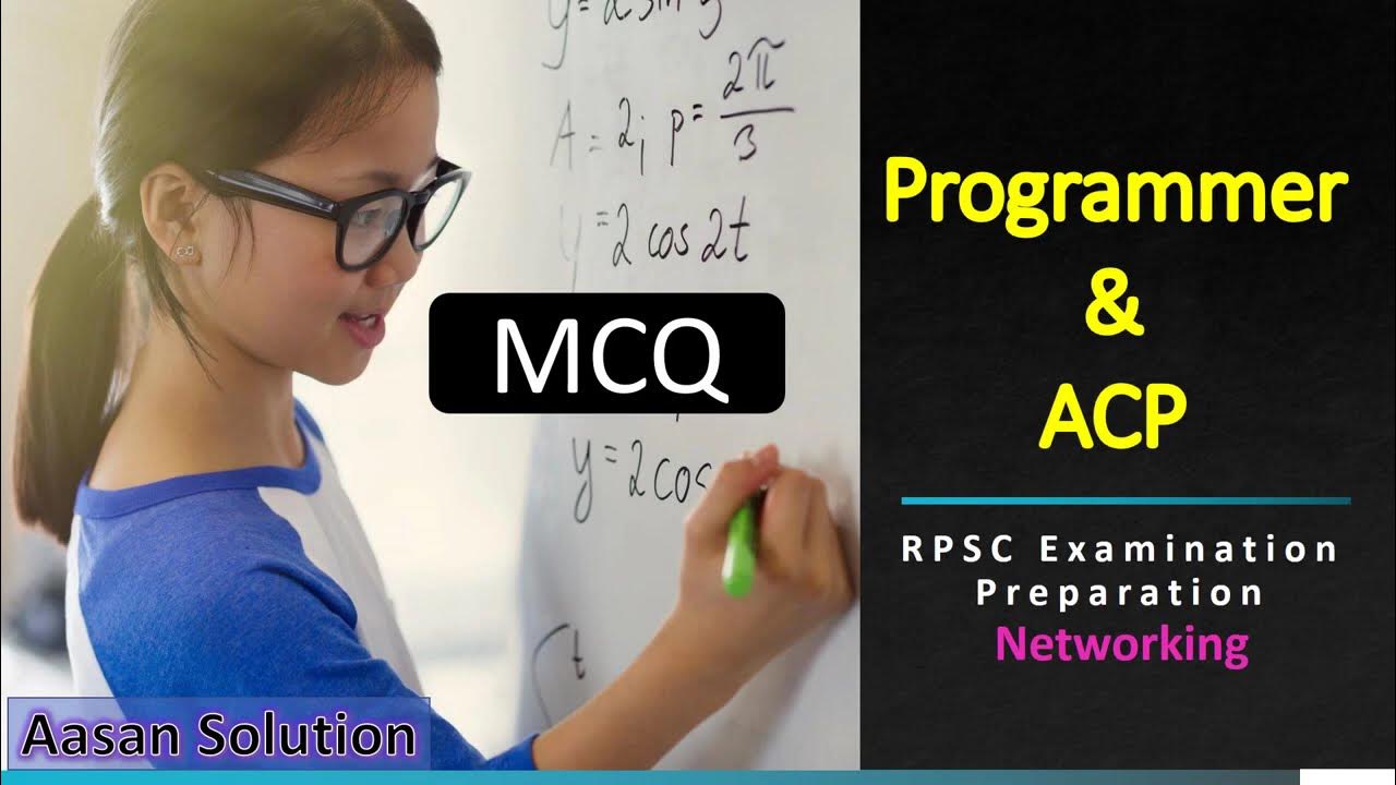 MCQ - RPSC Programmer and ACP Exam-2024 - 1 | trick to remember - YouTube