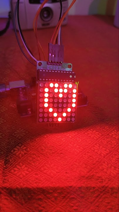 ARDUINO PROJECT USING DOT MATRIX GSNCREATIONS #shorts #youtube #youtubeshorts #arduinoproject # ...