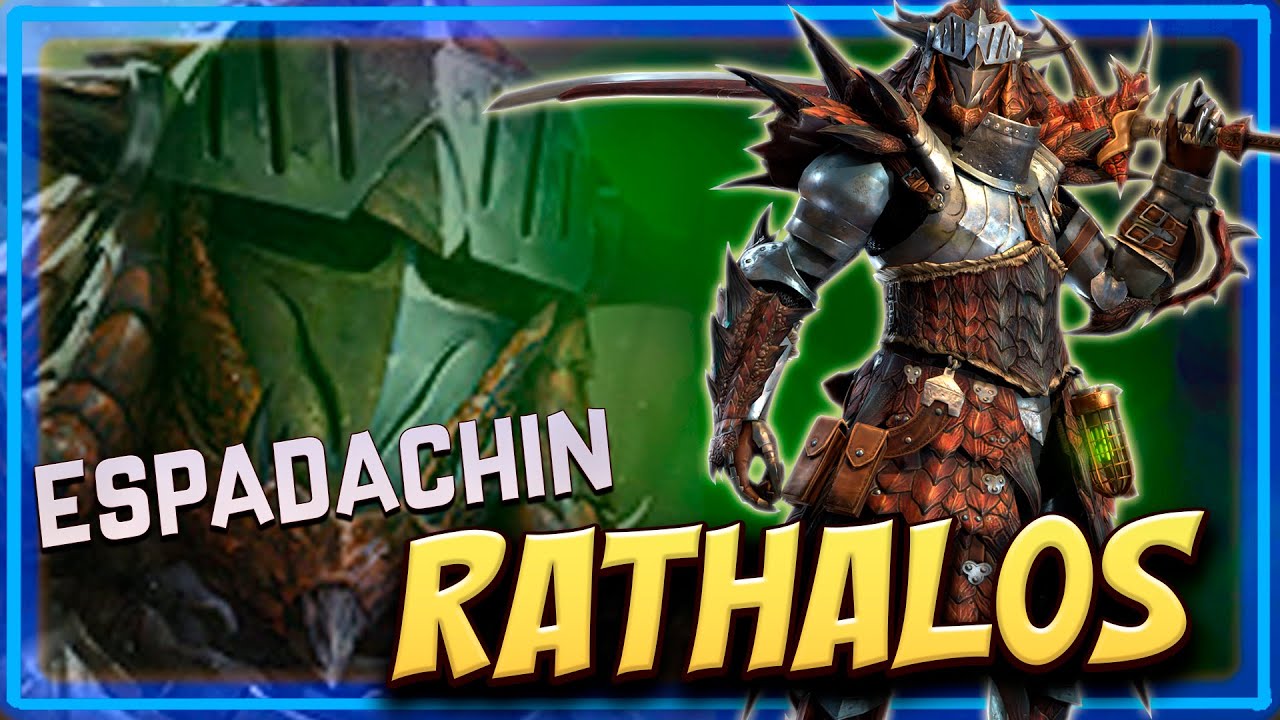 🗡️ ESPADACHIN RATHALOS : Guía y build **tan bueno...y GRATIS?🤯**【 RAID ...