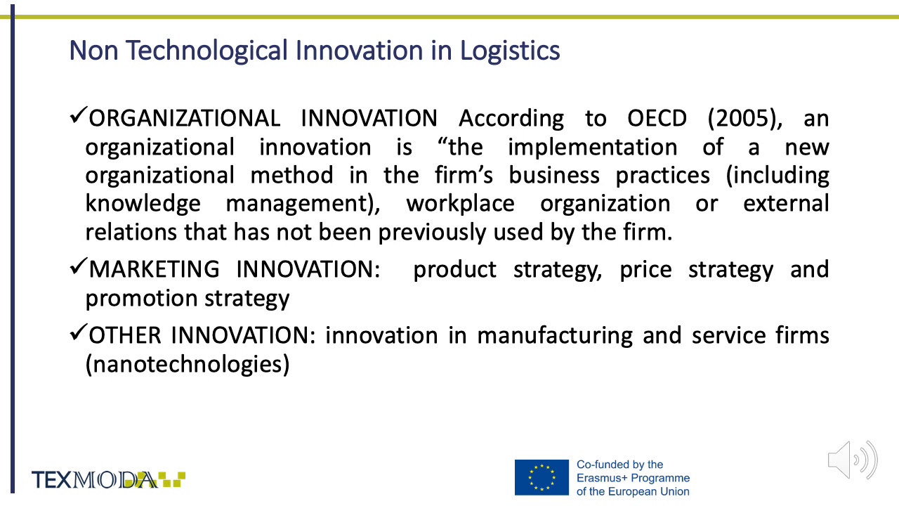 6 3 1 Non Technological Innovation in Logistics - YouTube