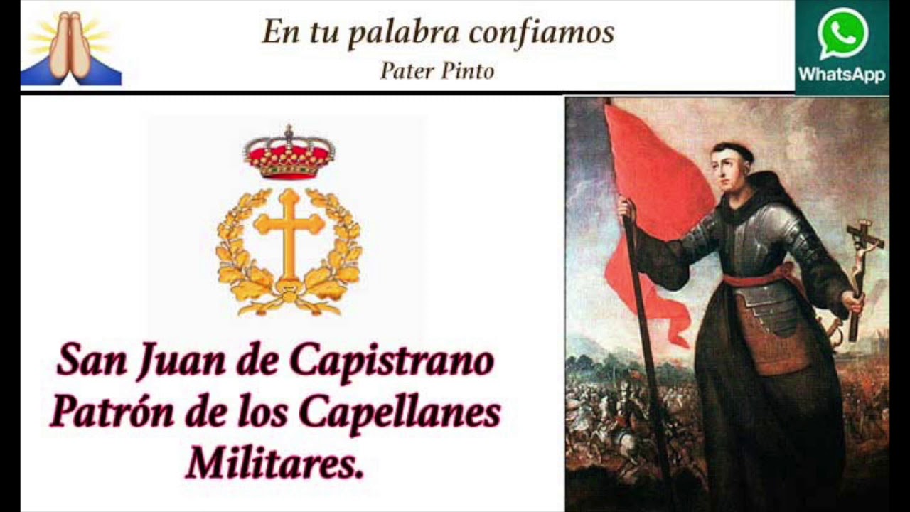 Patrón de los capellanes militares - YouTube