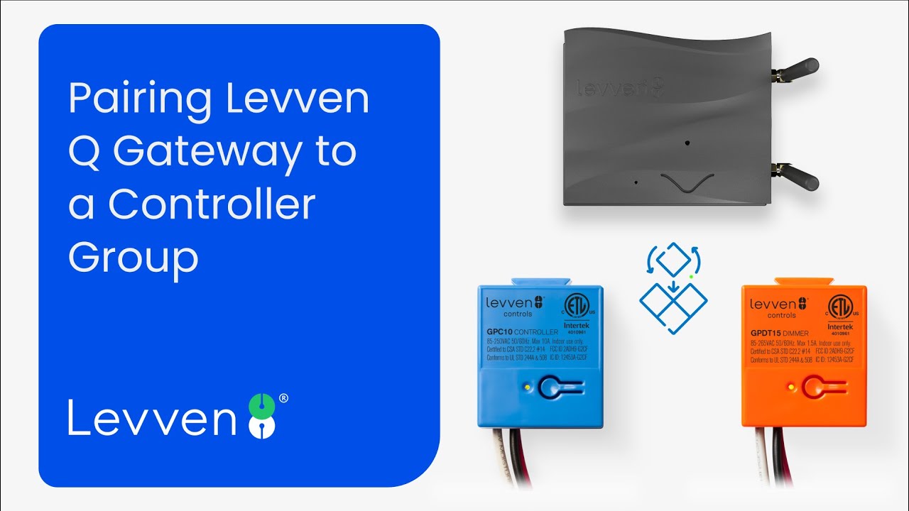 Pairing Levven Q to a Controller Group - YouTube