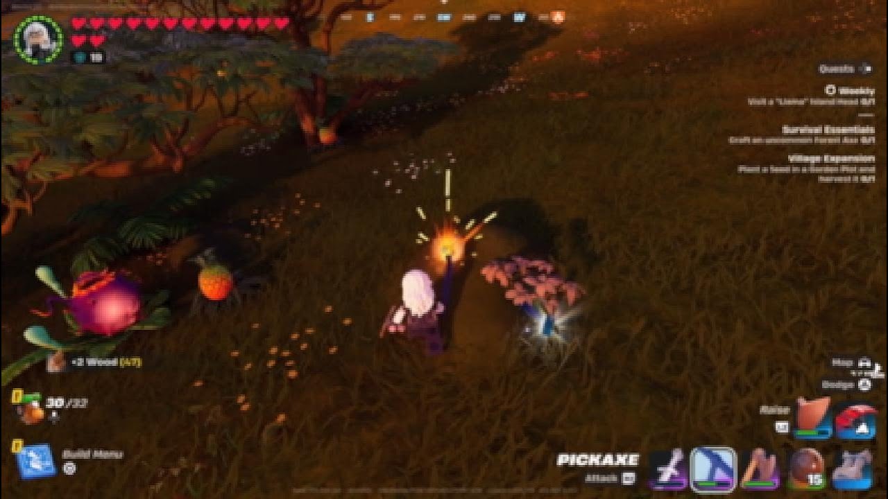 Lego Fortnite - Where to farm Mahogany and Red Rock materials Lost ...