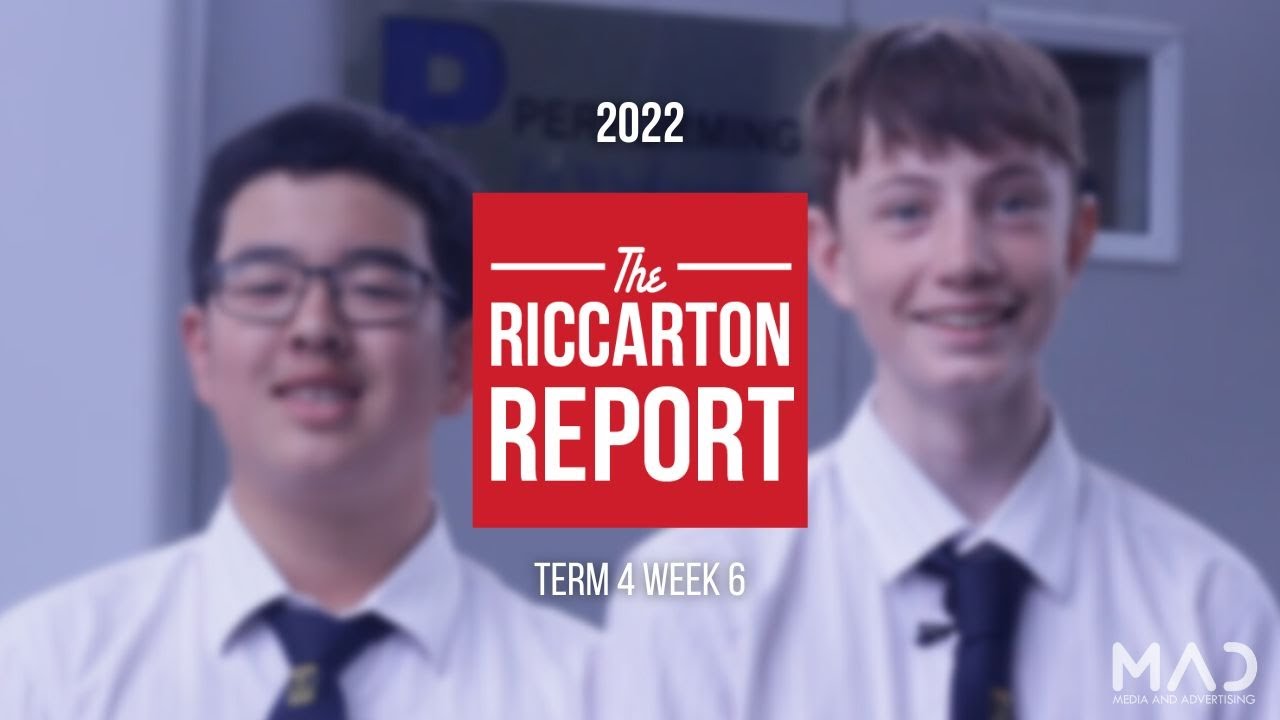 Riccarton Report - Term 4 Week 6 - 2022 - YouTube