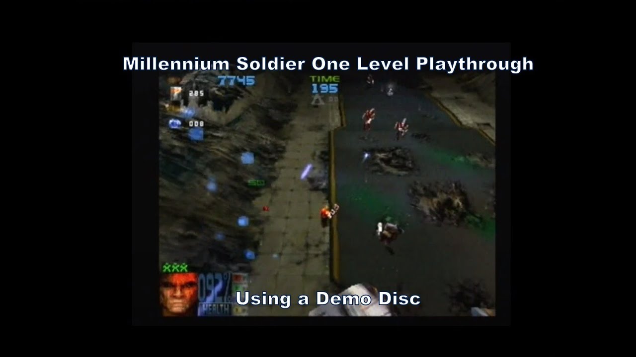 Ps1 Demo Disc 52 Millennium Soldier One Level Playthrough :D # ...