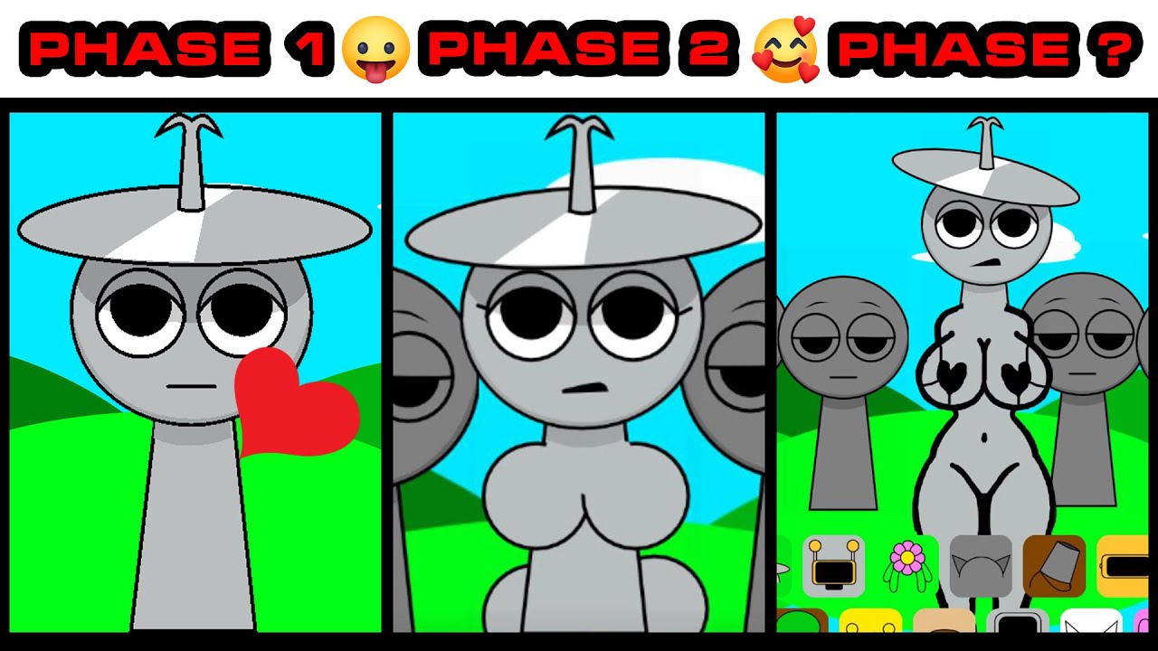 All Phases of Clurk Sing in new SUS Incredibox Sprunki: From Phase 1 to ...
