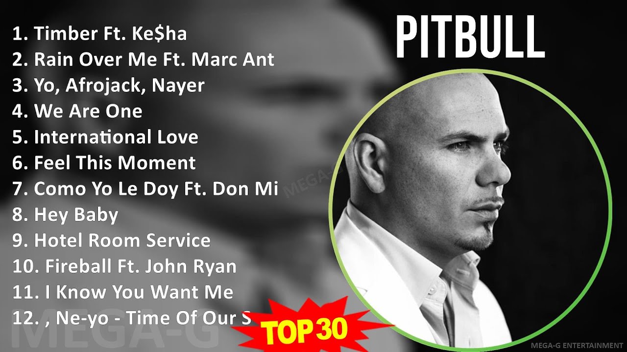 P i t b u l l MIX Best Collection ~ 2000s Music ~ Top Rap, Latin Rap ...