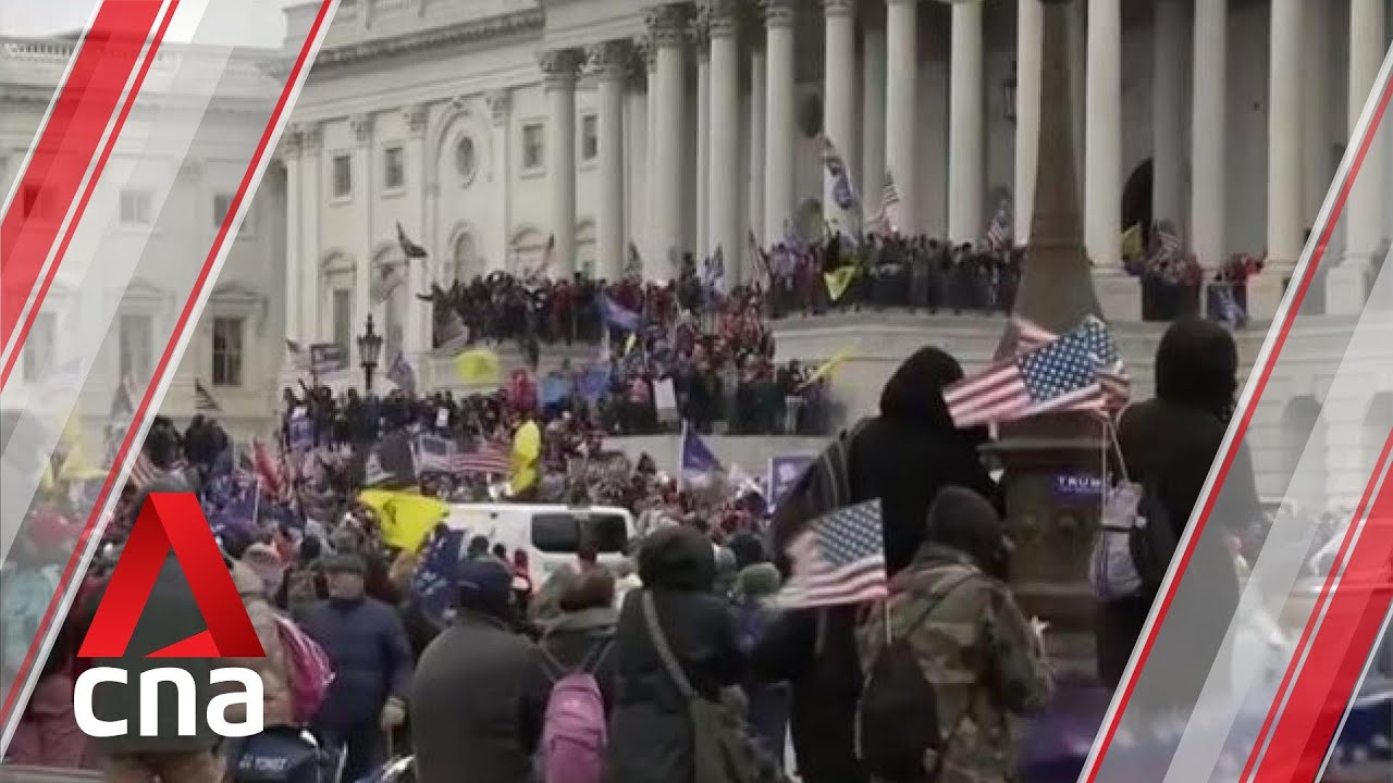 Scenes of Washington DC riots go viral on social media - YouTube