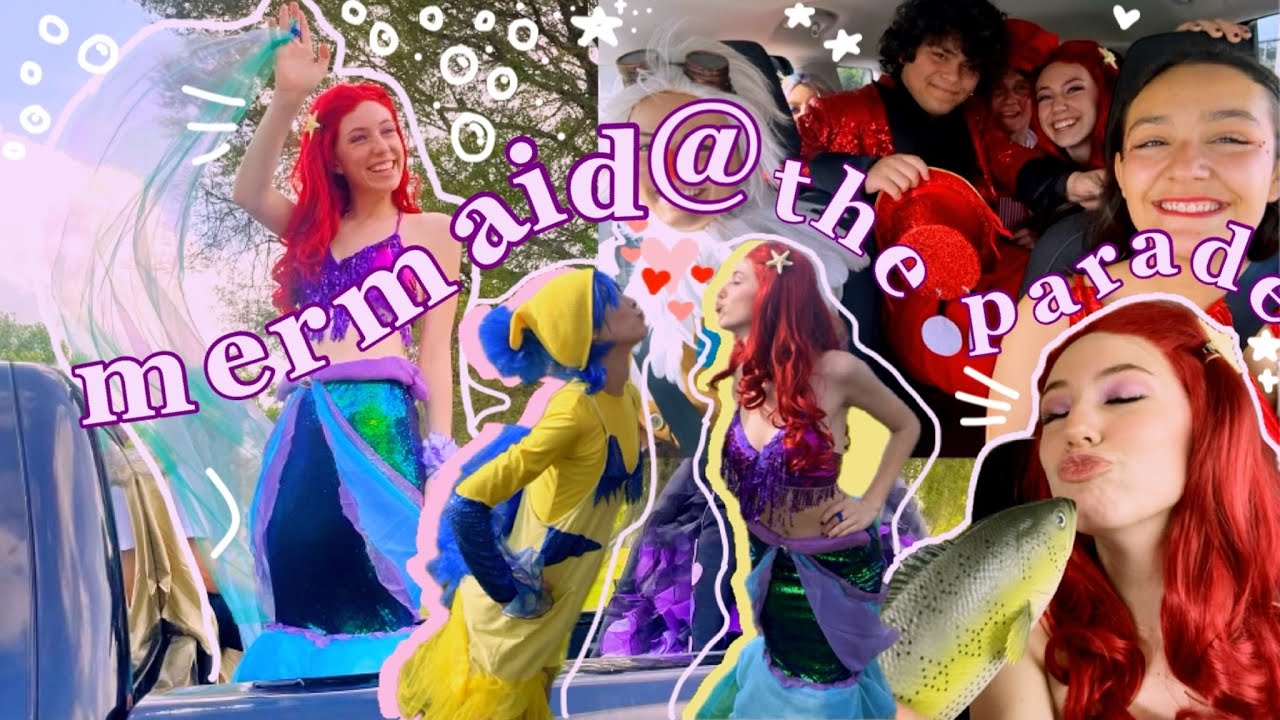 mermaid @ the parade! 🫧| mermaid monday EP. 2 - YouTube
