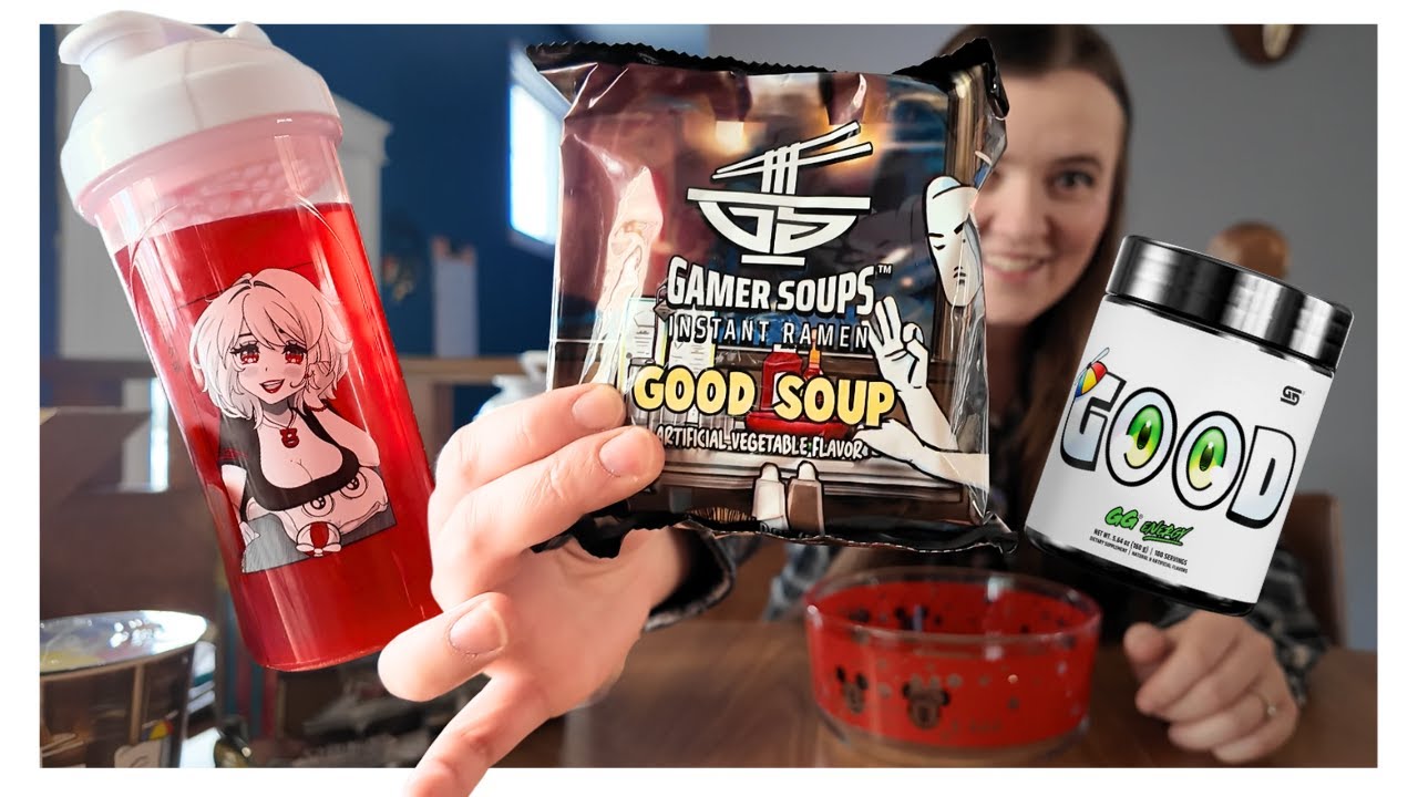 I tried Smii7y's Ramen and GOOD energy and it changed my life - YouTube
