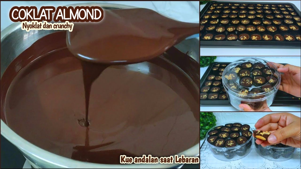 RESEP KUE COKLAT ALMOND - HANYA 2 BAHAN TANPA RIBET JADI CEMILAN ENAK ...