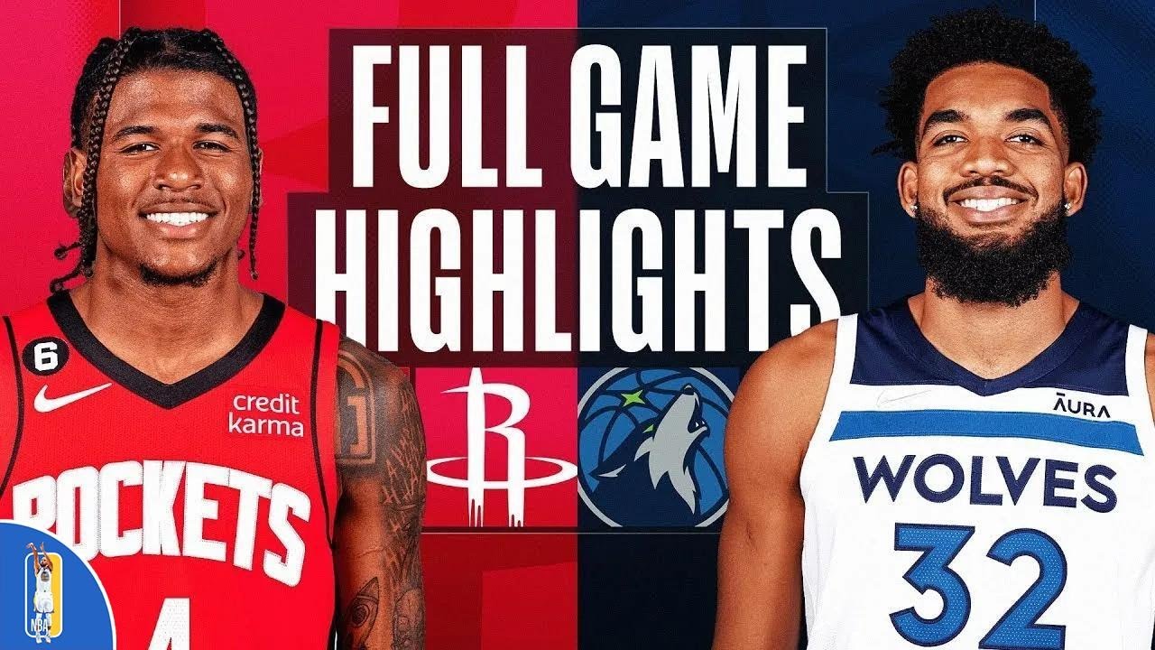 Minnesota Timberwolves vs. Houston Rockets Full Game Highlights | Nov 5 ...