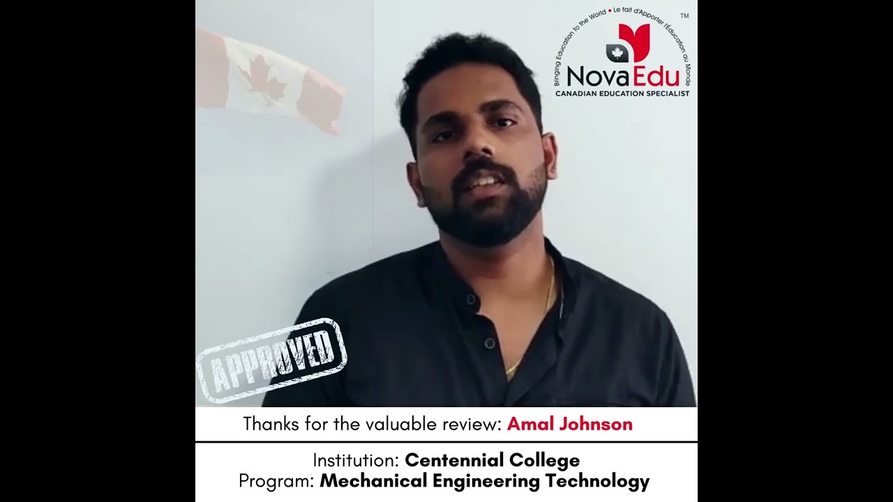 Amal Johnson | Canada Student Visa Approved | Nova Education ...