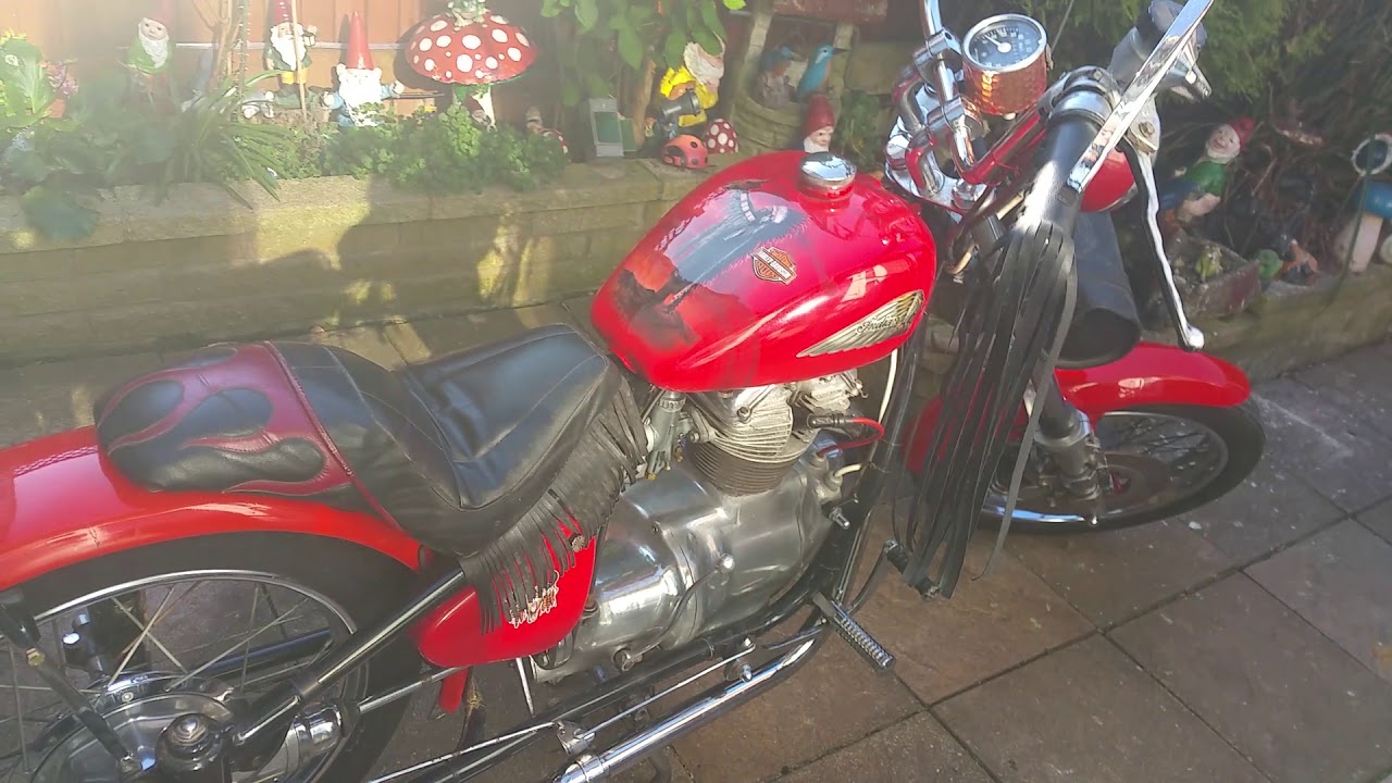 Simson AWO 425T chopper - YouTube