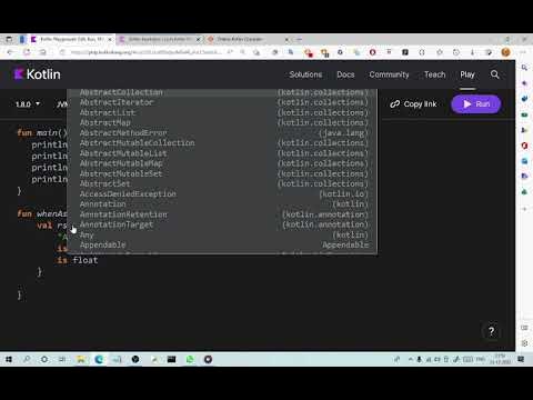 When Expression in Kotlin programming language - YouTube