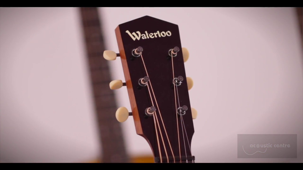 Waterloo Series WL-14 Mahogany X-Brace, The Acoustic Centre. - YouTube