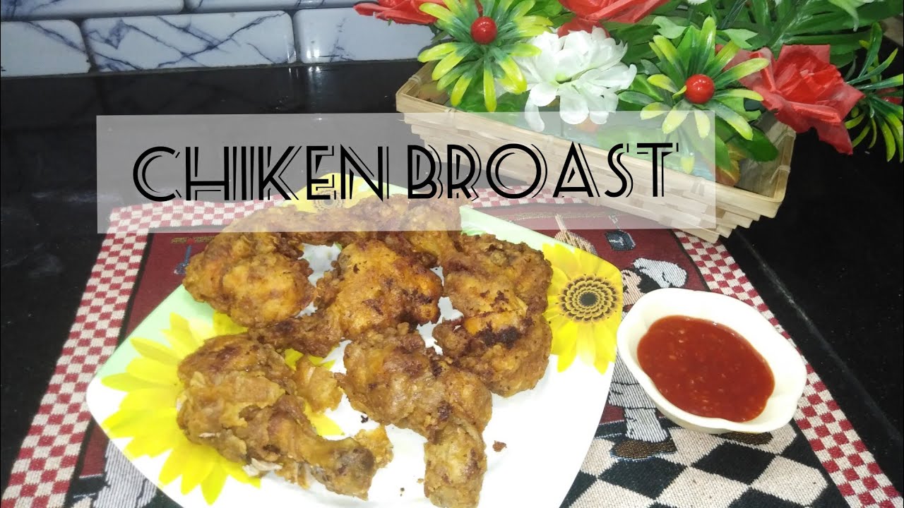 Chiken broast recipe##Easy cooking with kainat😋 - YouTube