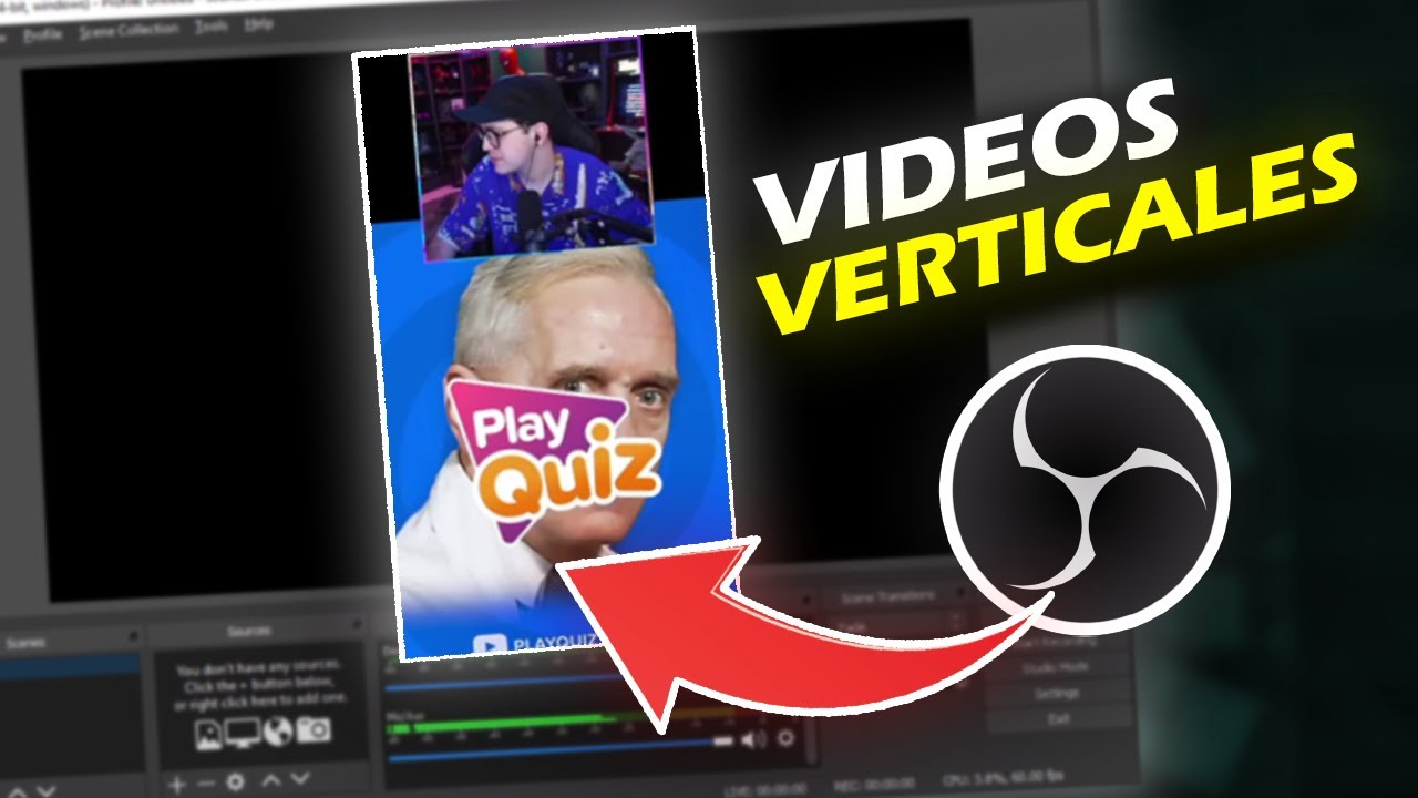 COMO CONFIGURAR OBS PARA GRABAR EN VERTICAL TUTORIAL - YouTube